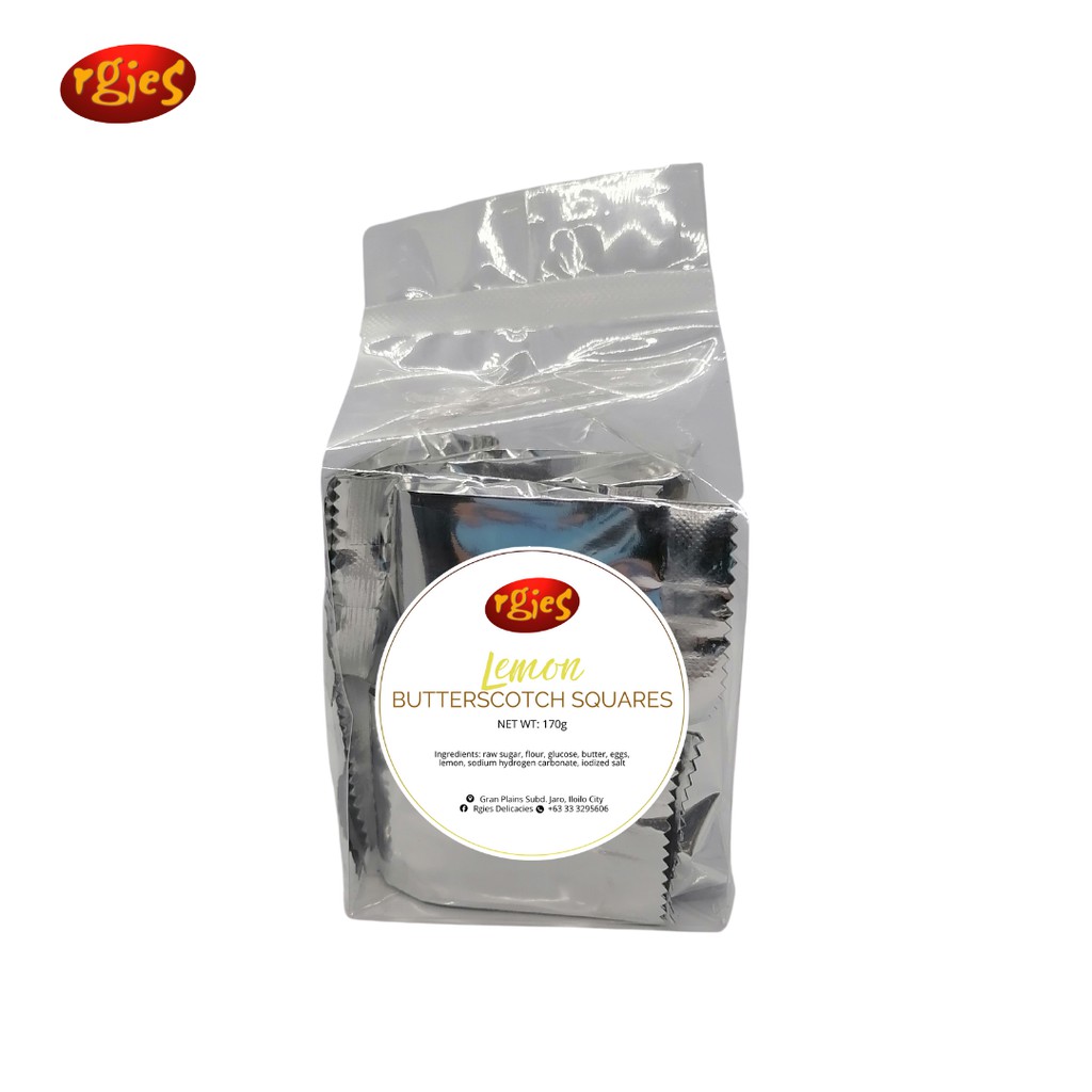 Rgies Lemon Butterscotch Squares 170g (10Pieces/Pack) | Shopee Philippines