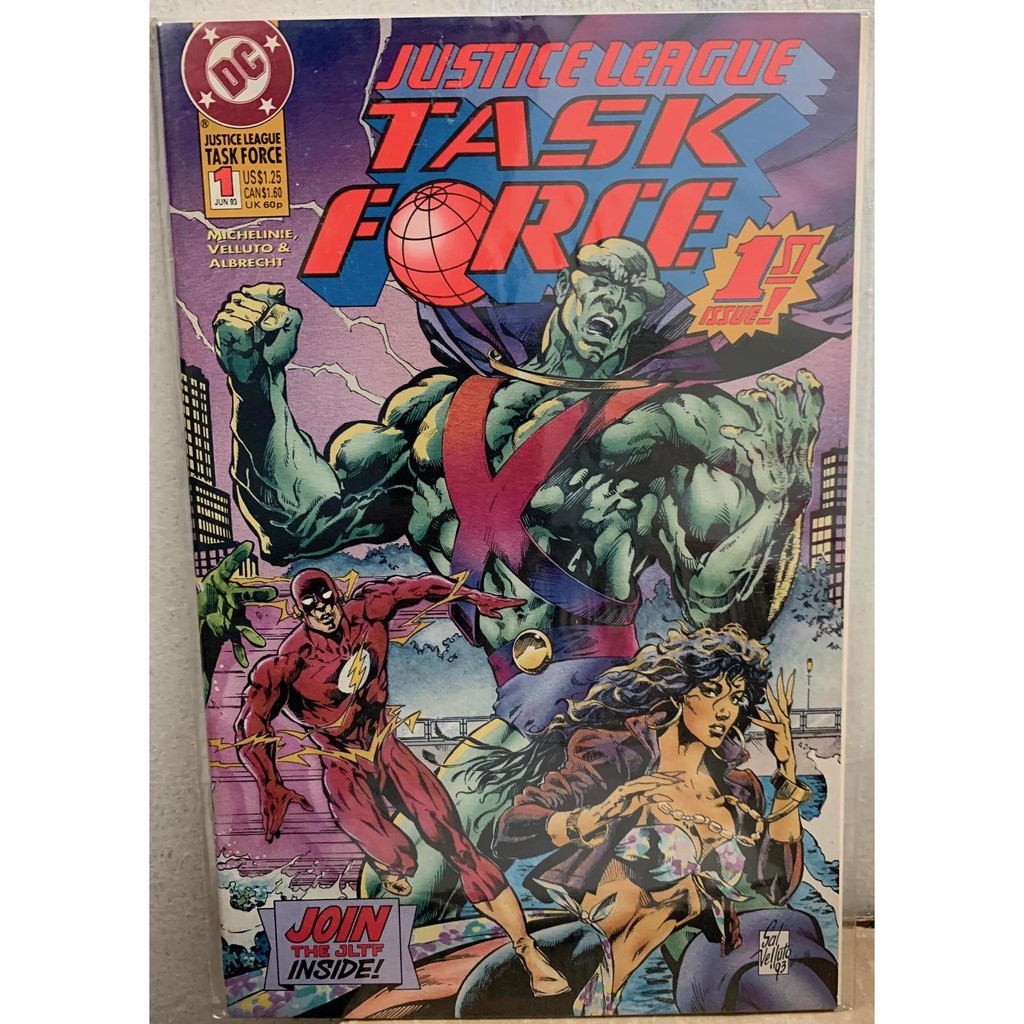 Dc Comics: Justice League Task Force #1 Martian Manhunter Nightwing ...