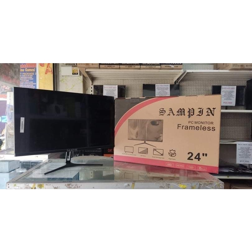SAMPIN 24" INCHES FRAMELESS MONITOR | Shopee Philippines