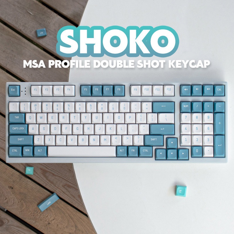 226 keys MSA profile double shot SHOKO/8008/HEAVY INDUSTRY keycaps ...