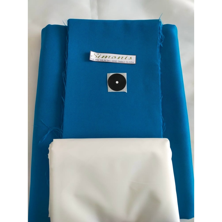 Standard Size Simonis Light Blue Billiard Cloth Felt with Katsa ...