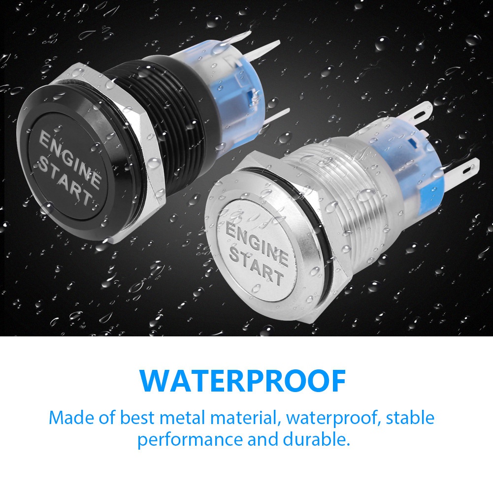 [Ready Stock] 12V Car Engine Start Stop Push Button Switch Ignition ...