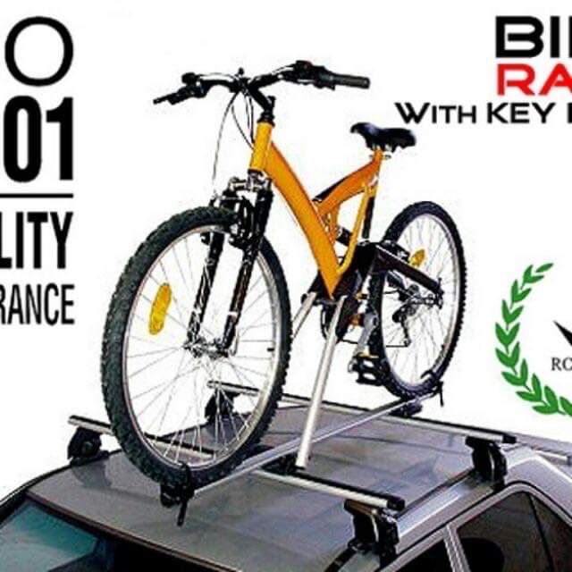 Generic Bike Rack with Key Silver Color (Universal) | Shopee Philippines