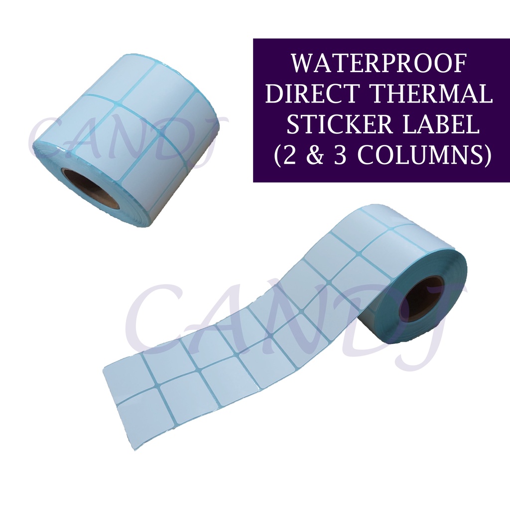 2500pcs & 5000pcs High Quality Waterproof Thermal Barcode Sticker Paper ...