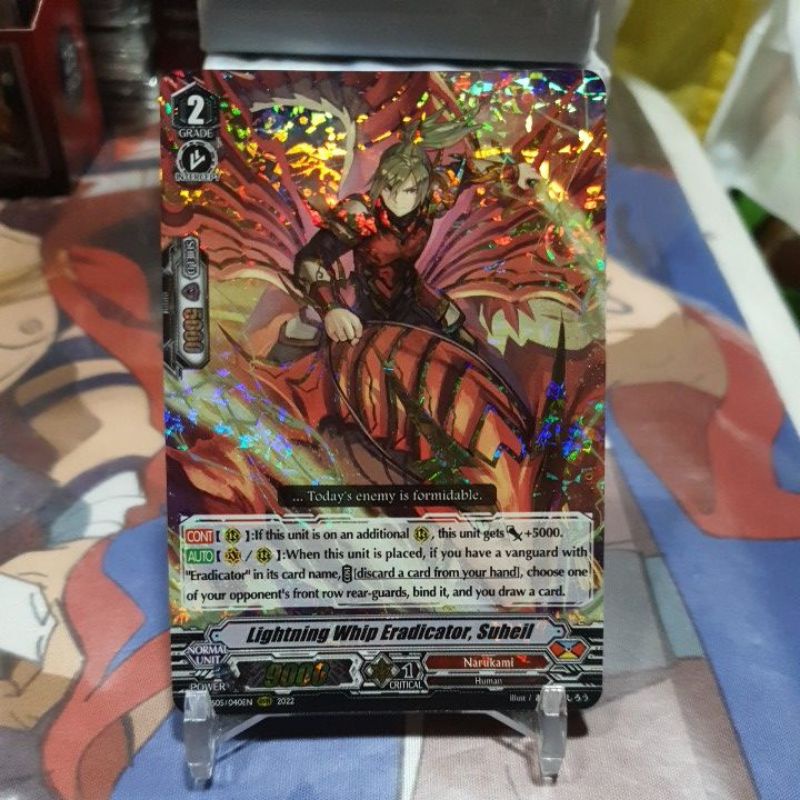 LIGHTNING WHIP ERADICATOR, SUHEIL RRR DVS05 CARDFIGHT VANGUARD ENGLISH ...