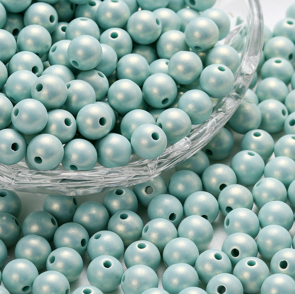 St.Kunkka 100Pcs 6 8 10 12Mm Dream Macaron Color Acrylic Beads Loose ...