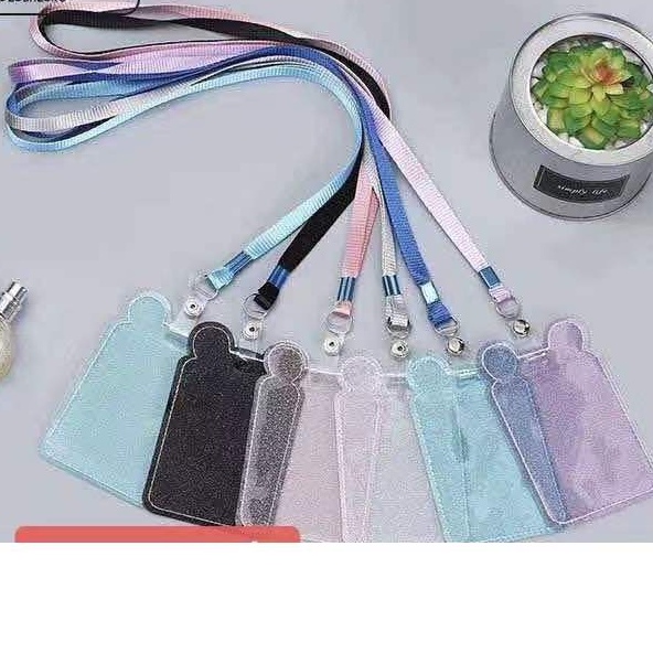 100% Original Belief Plain ID Lace with Mickey ID Cards Holders Case ...