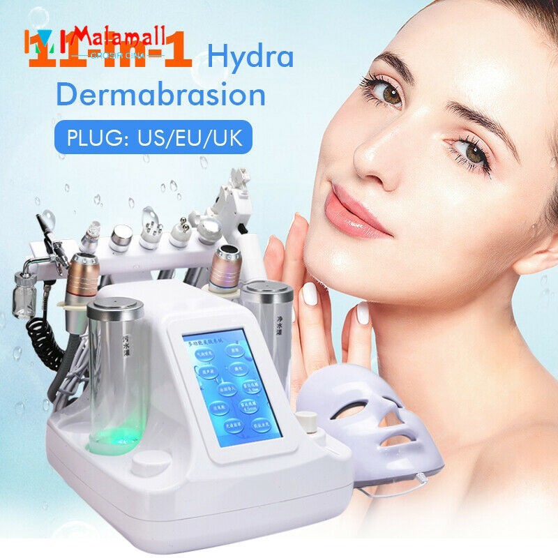 11 in 1 Hydra Dermabrasion RF Bio-lifting Spa Facial Machine Water ...