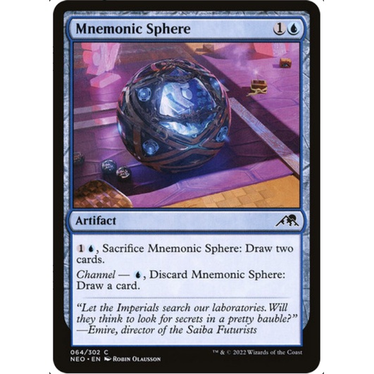 Magic the Gathering | Mnemonic Sphere | Shopee Philippines