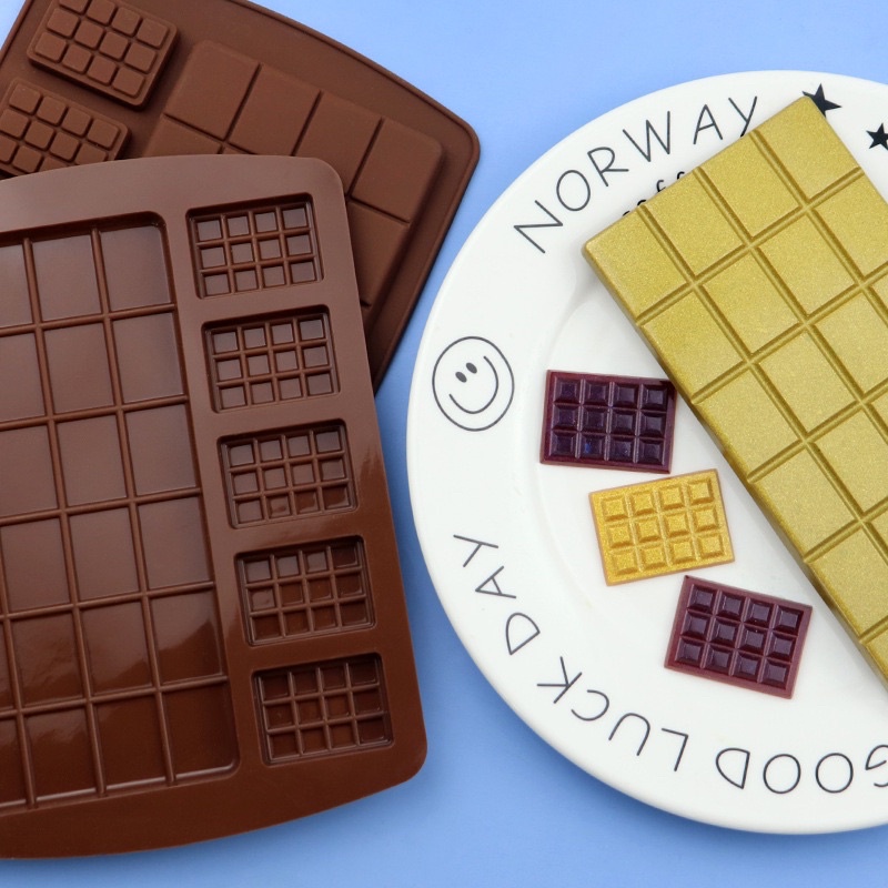 Chocolate Block BS Big Small Chocolate Bar Silicone Molder Mini ...