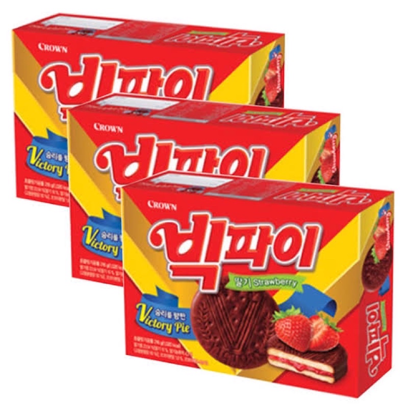 Crown Vic Pie Victory pie strawberry 216g (18gx12) | Shopee Philippines