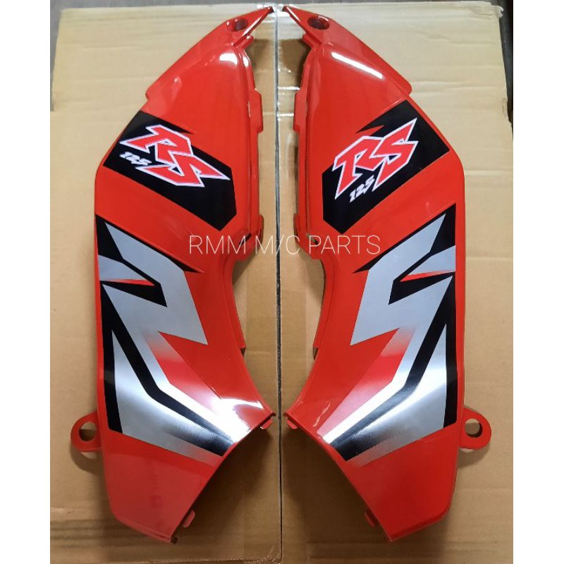 SIDE COVER FOR XRM 125 RS (1pair) (Red, Blue, Black) | Shopee Philippines