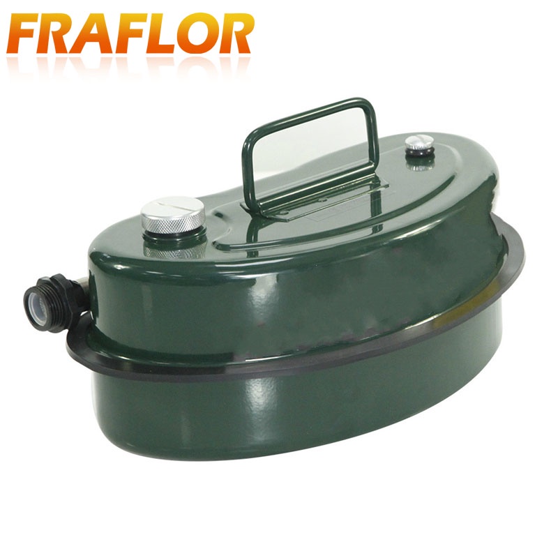 3L Liters Gasoline Diesel Water Tank Container Metal Oil Jerrycan ...