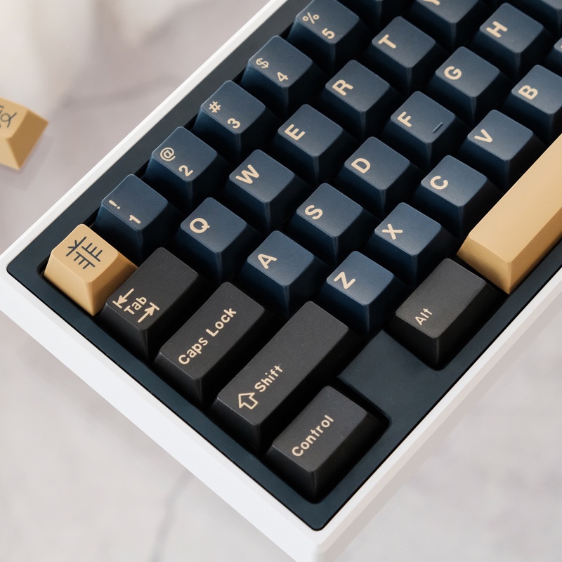Blue Samurai 172 Keys ABS Doubleshot Cherry Profile Keycaps Set for ...