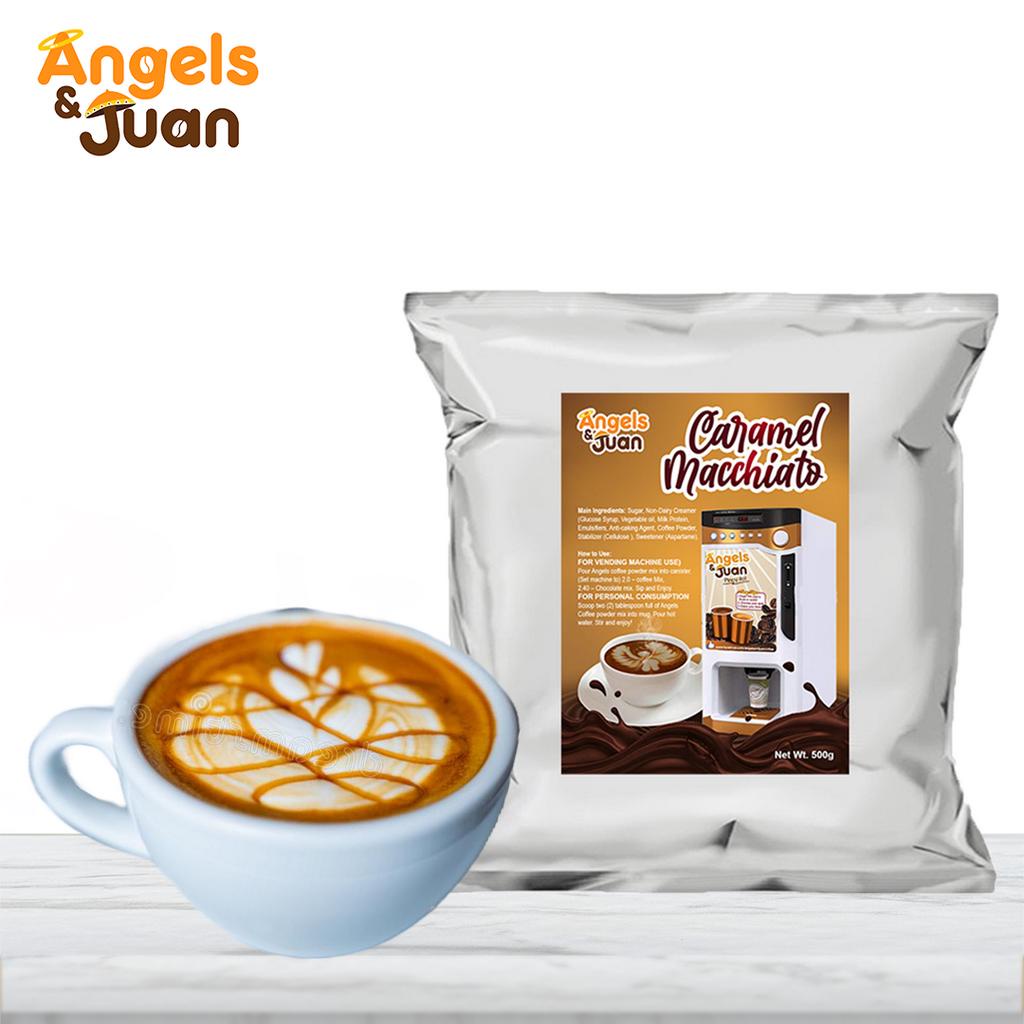 Angels Caramel Macchiato Coffee Powder for Coffee Vending Machine 50Og ...