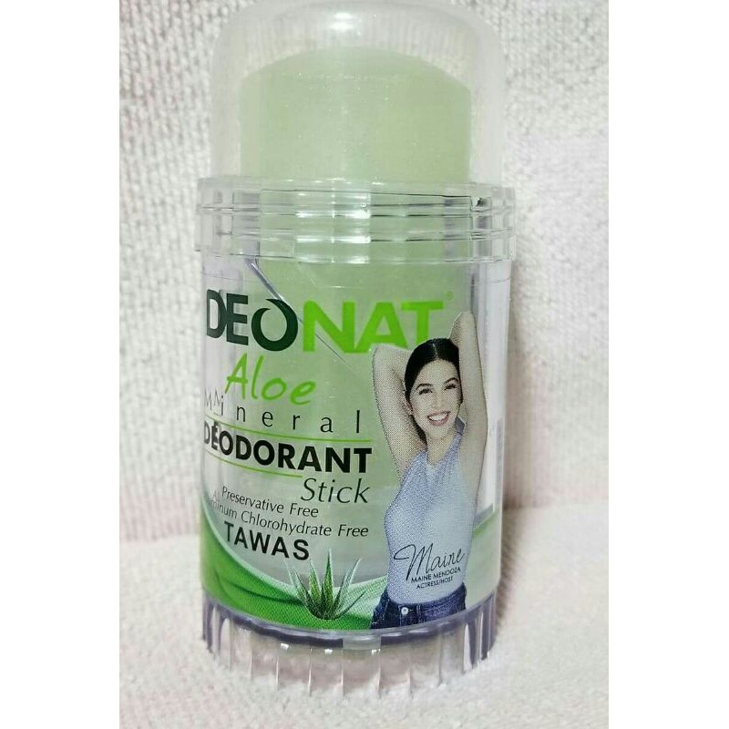 Deonat aloe mineral deodorant stick tawas (80g) | Shopee Philippines