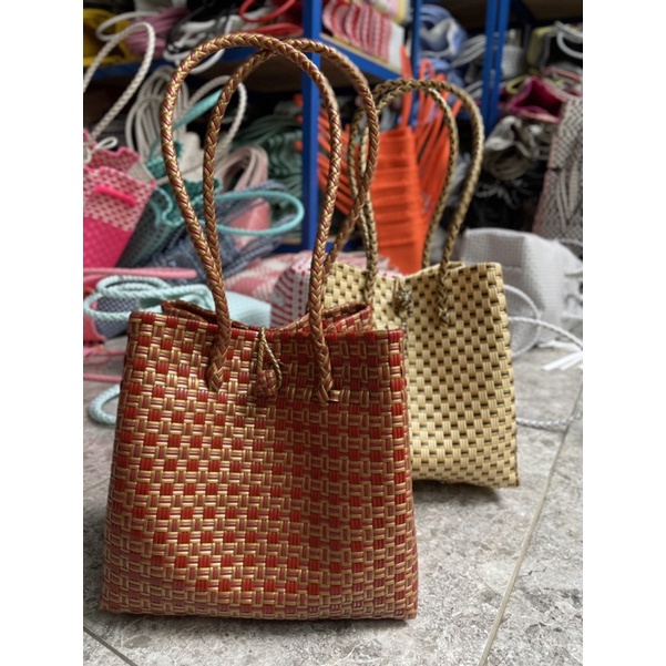 Jali Gold Plastic Shopping Bag Premium Color Combination | Shopee ...