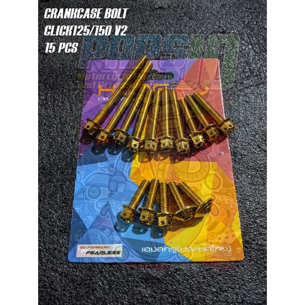 HENG CRANKCASE BOLT HONDA CLICK125/150 V2/v3 | Shopee Philippines