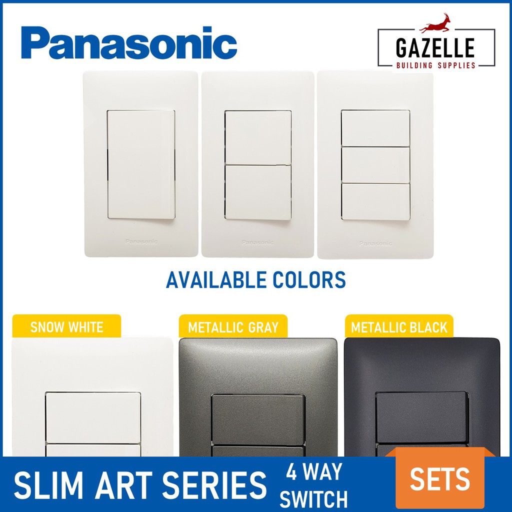 Panasonic Slim Art 4 Way Switches | Shopee Philippines