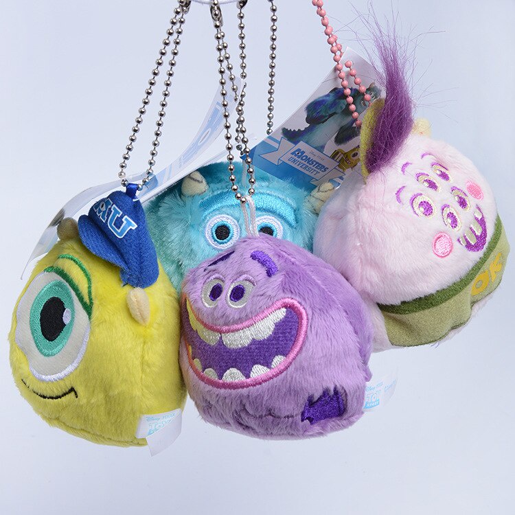Cymbidium-4pcs/set Disney Monsters Inc Plush Doll Toy Pendant Cartoon ...