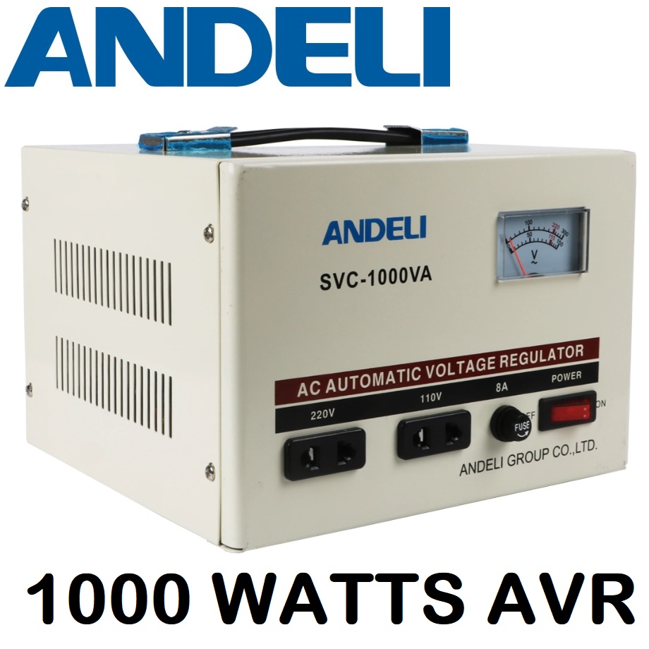 Andeli AVR 1000W Servo Type Automatic Voltage Regulator SVC-1000 Servo ...