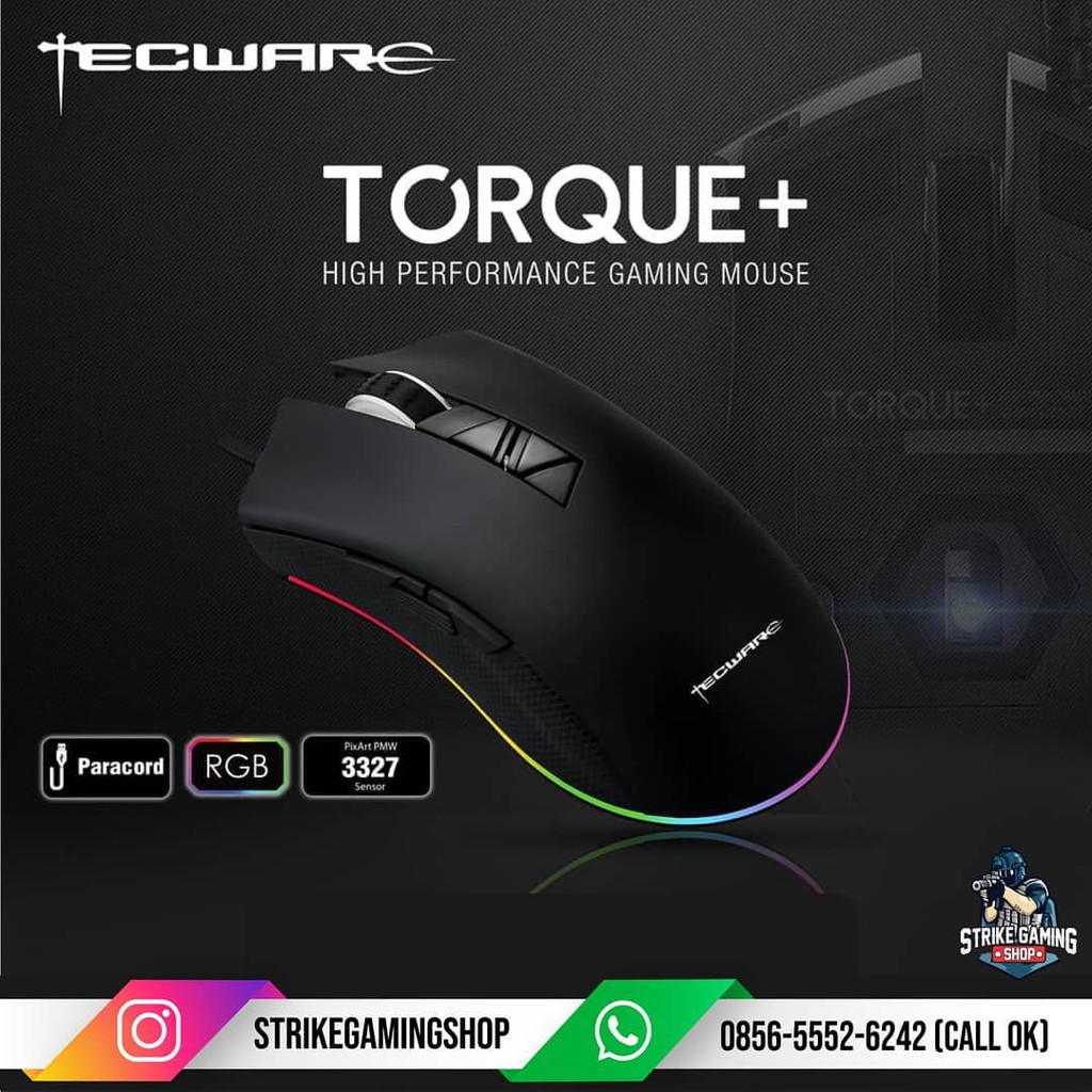 Tecware Torque + High Performance Rgb Gaming Mouse | Shopee Philippines