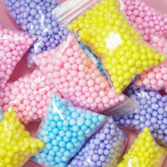 Slime Foam Beads Balls Toppings Decoration Sprinkle Styro Styrofoam ...