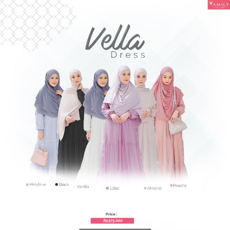 VELLA DRESS BY AMILY | Shopee Philippines