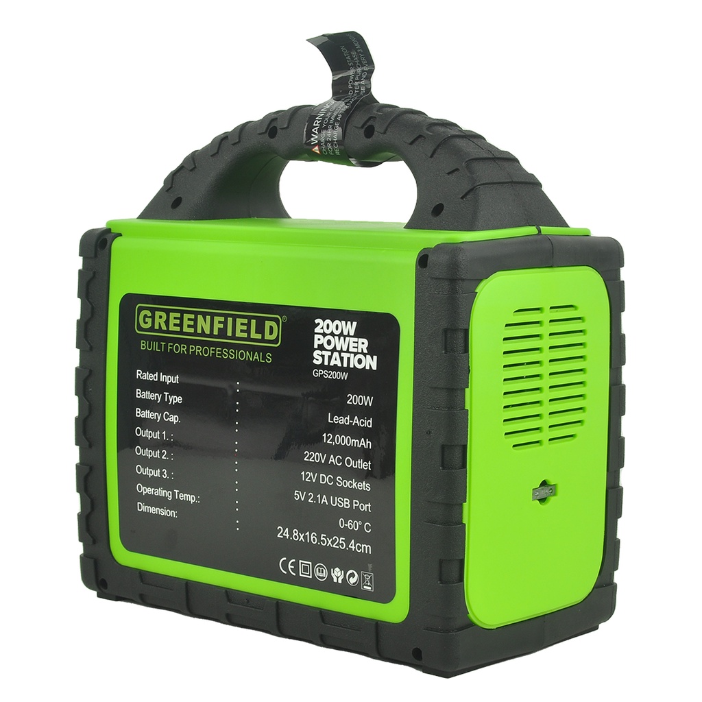 Greenfield 200W Lead-acid Power Station | Shopee Philippines