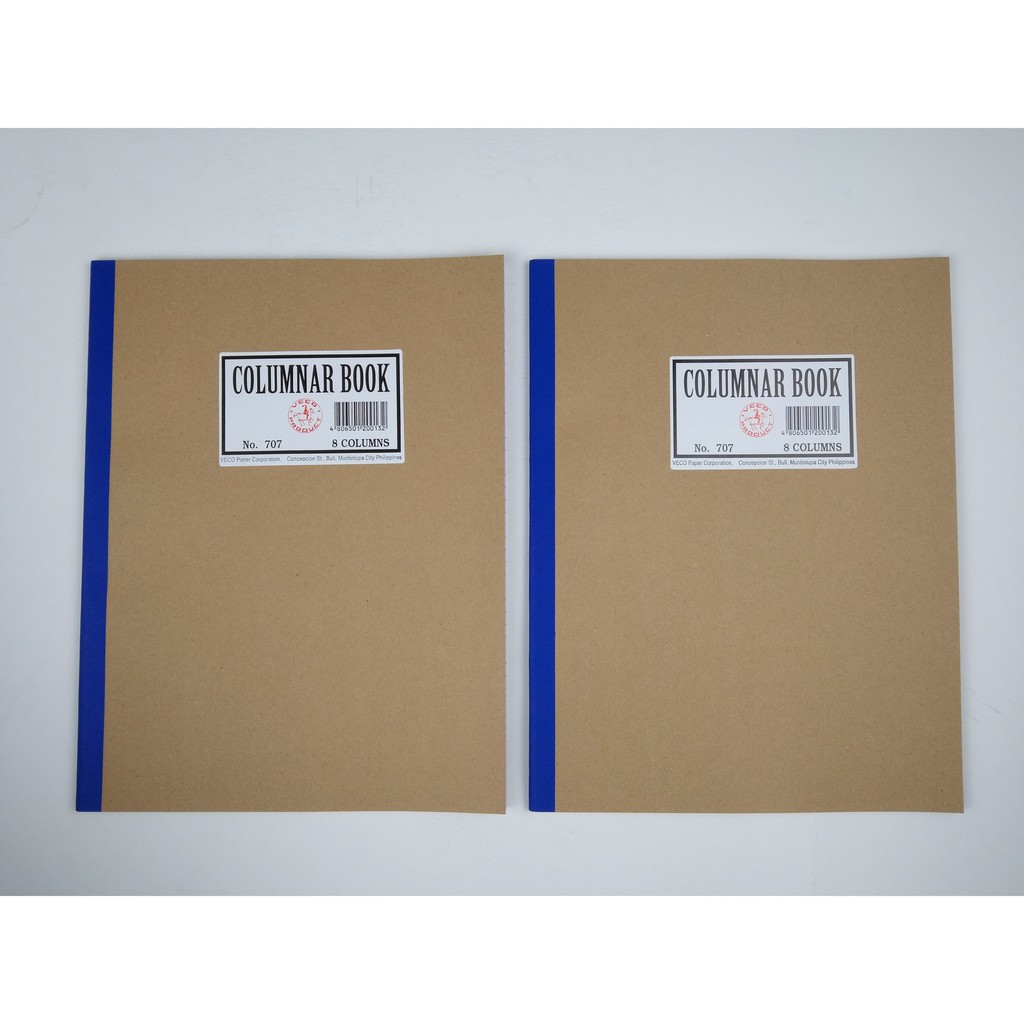 Veco Accounting Columnar Notebook 707 (2pcs) | Shopee Philippines