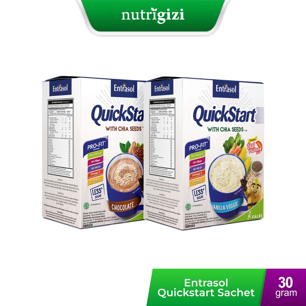 Nutrigizi | Entrasol Quickstart Retail 30g Cereal Oat High Nutritious ...