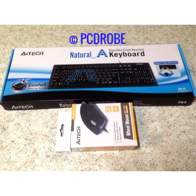 A4tech PS2 KRS-83 Keyboard and OP-720 Mouse Combo | Shopee Philippines