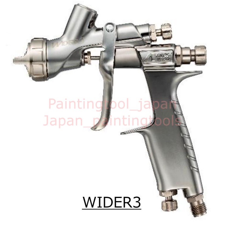 ANEST IWATA WIDER3-13H2 1.3mm Gravity Spray Gun Center Cup type Guns for clear coat Touch-up ...