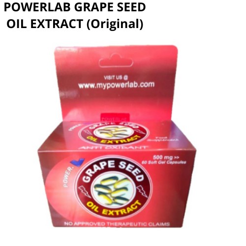 POWERLAB GRAPE SEED OIL EXTRACT (Original) | Shopee Philippines