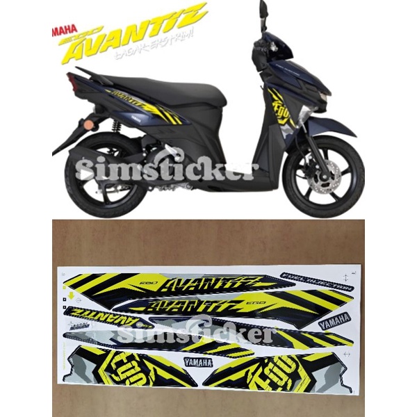 EGO AVANTIZ 125 (1) YAMAHA BODY STICKER | Shopee Philippines