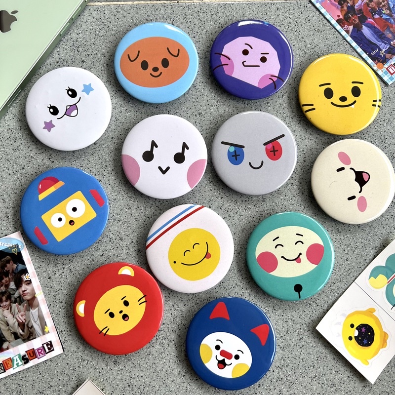 Truz TREASURE PIN BUTTON BIG 5.8cm | Shopee Philippines