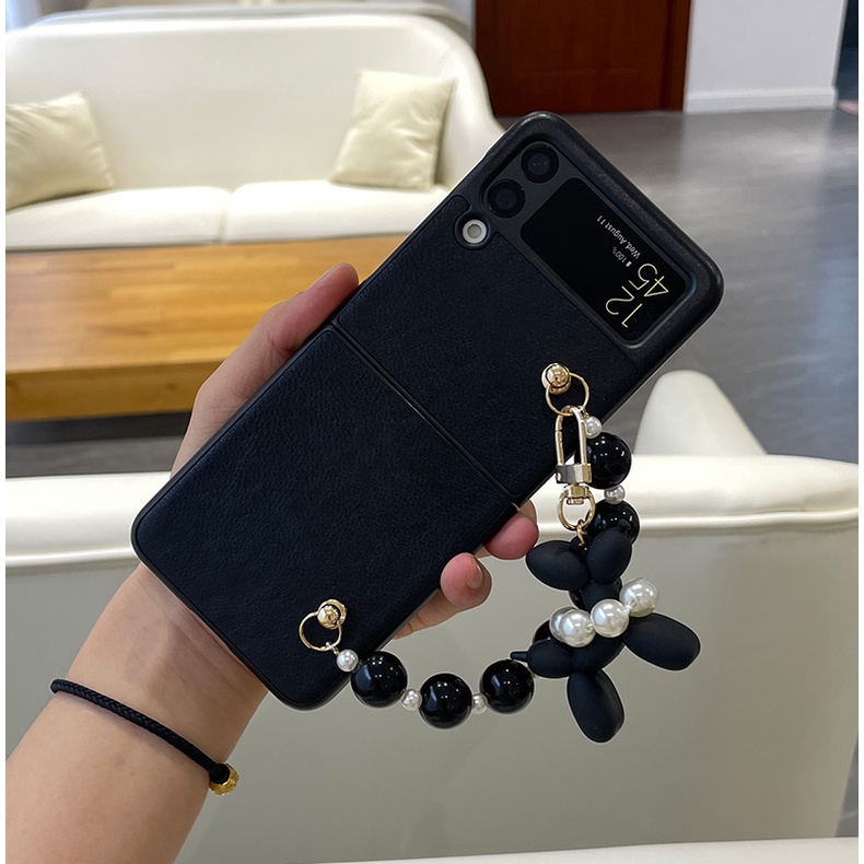 Samsung Galaxy Z Flip 4G 4 3 Flip3 Flip4 5G Fashion Cute Balloon Pearl ...