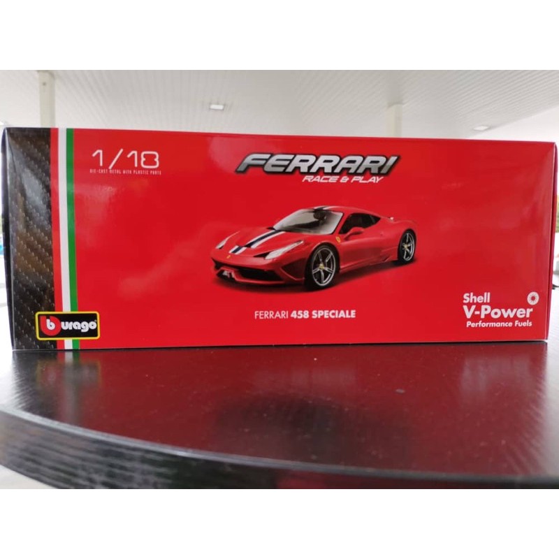 Shell ferrari 458 SPECIALE with casing | Shopee Philippines
