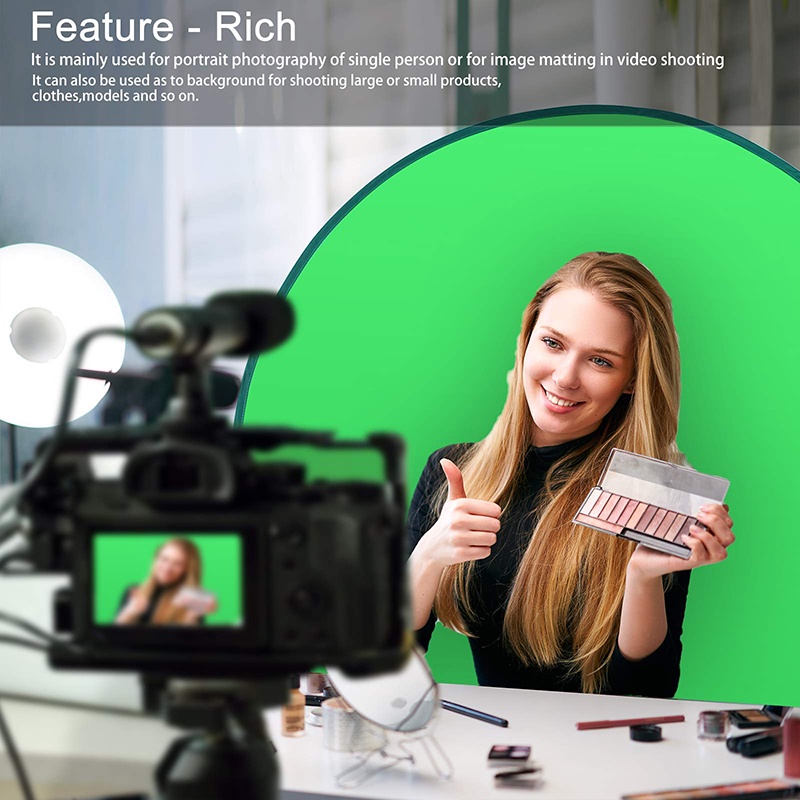 Photography 142cm Green Screen Background Foldable Photo Video ...