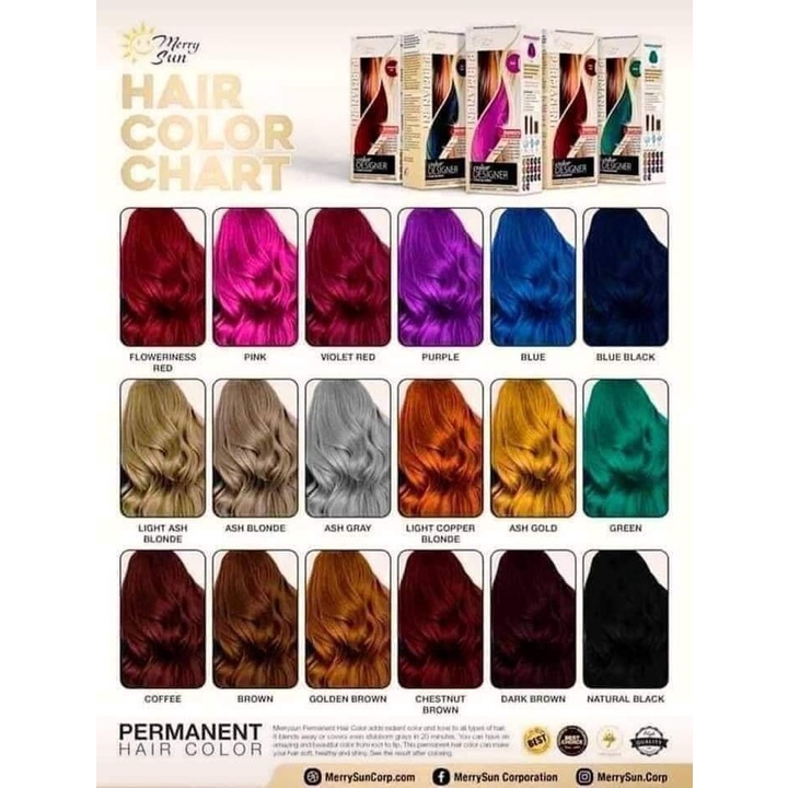 Merry Sun | Permanent Hair Color - DIY Hair Color, Very Easy and Safe ...