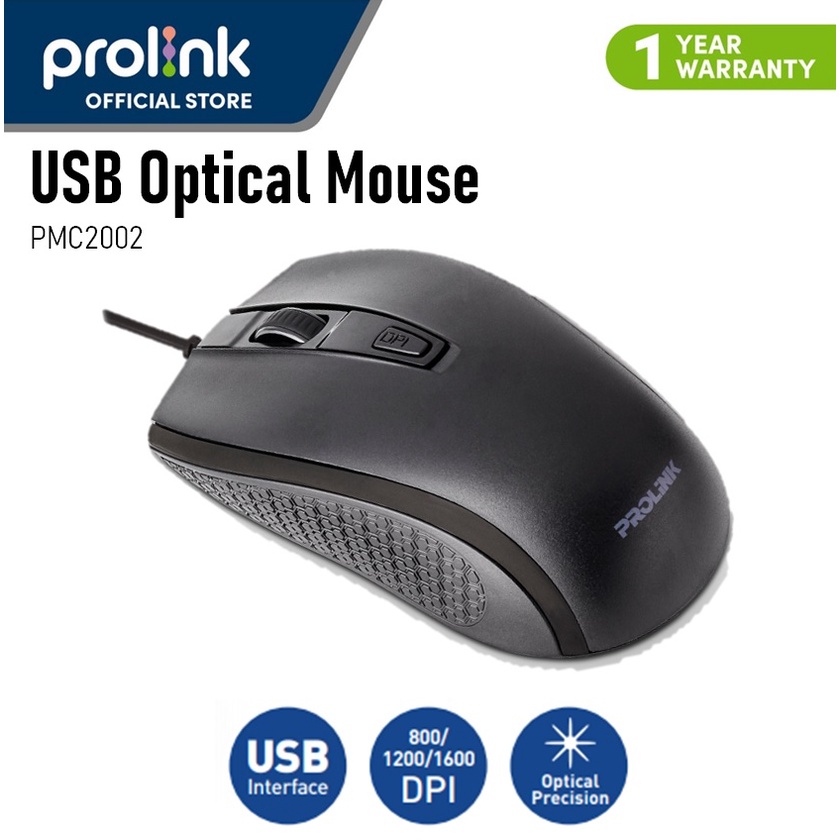 PROLiNK PMC2002 USB Optical Mouse /For Laptop & Computer | Shopee ...
