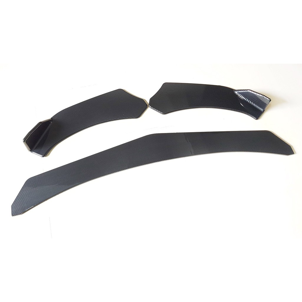 Universal Front Diffuser For Hatchback Cars (Carbon) | Shopee Philippines