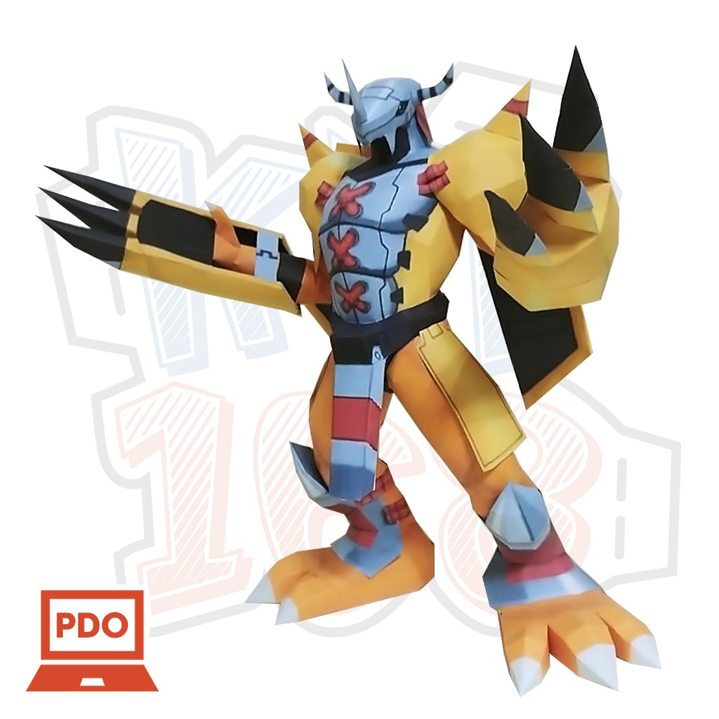 Digimon Wargreymon Ver 2 Paper Model | Shopee Philippines