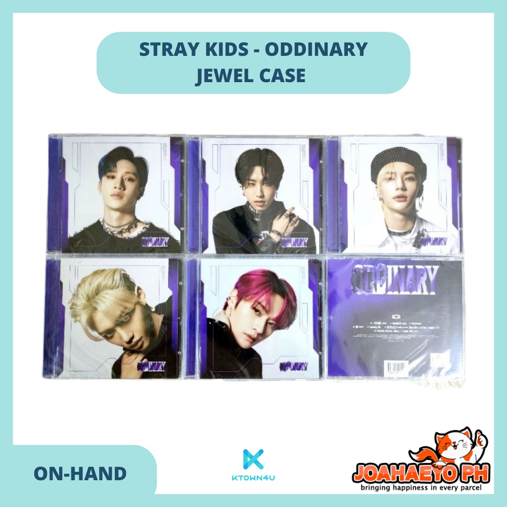 [ON-HAND] STRAY KIDS - ODDINARY JEWEL CASE VERSION SEALED, APPLE MUSIC, SOUNDWAVE, LUCKY DRAW ...