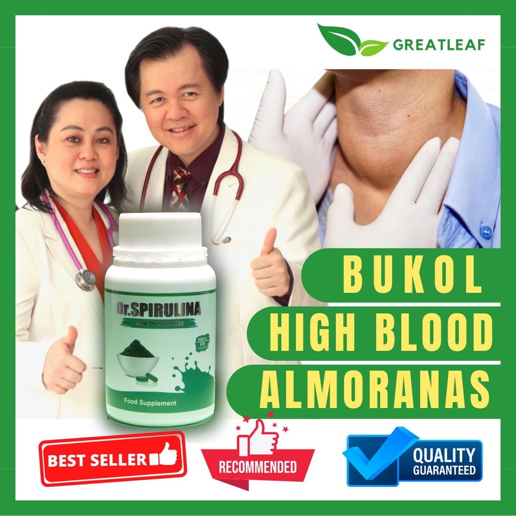 Original best seller Dr.Spirulina100 capsules 500 mg for Diabetes ...