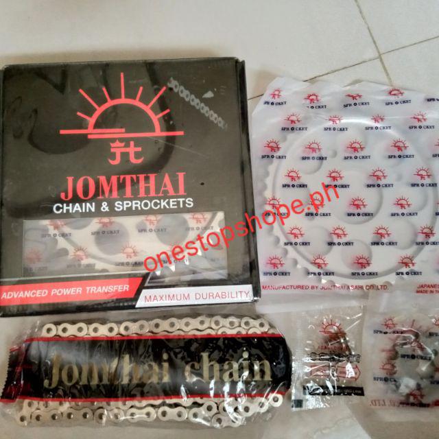 RAIDER150 Chain & Sprocket Set(JOMTHAI) | Shopee Philippines