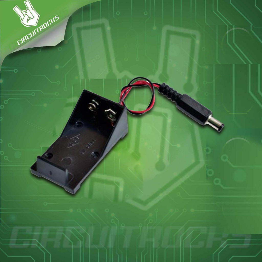 Circuitrocks 9V Battery Box Compartment With Socket DC Plug | Shopee ...