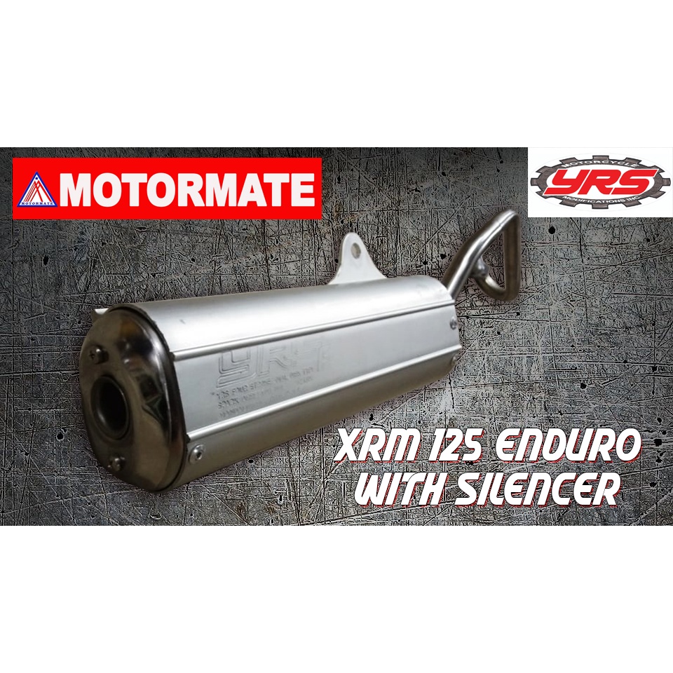 YRS PIPE XRM 125 / XRM 110 ENDURO WITH SILENCER | Shopee Philippines