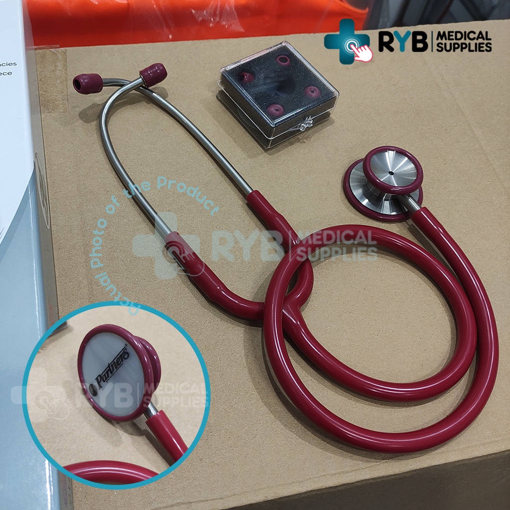 Partners Dual-head Stethoscope (Black & Magenta) | Shopee Philippines