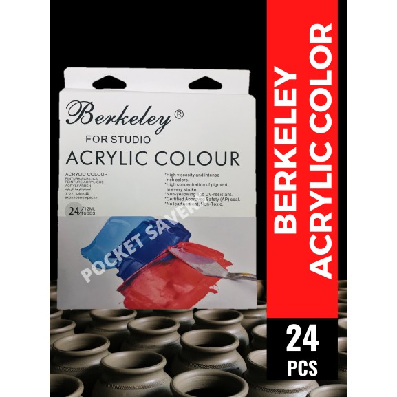 BERKELEY Acrylic Colors Set tubes - 12 mL (Paint, Painting, Art ...